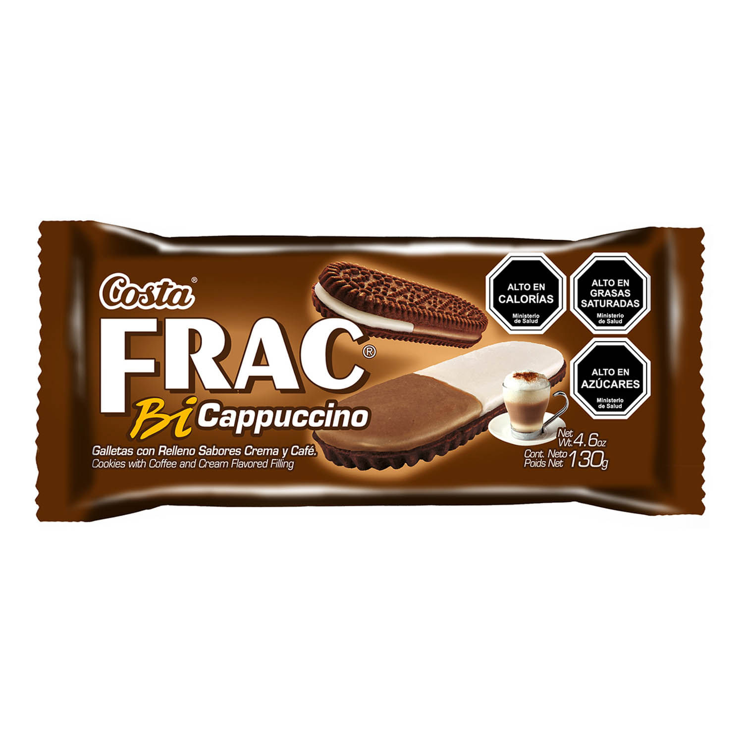 Galletas Frac Bi Cappuccino de Costa 130g - Pamelita distribuidora