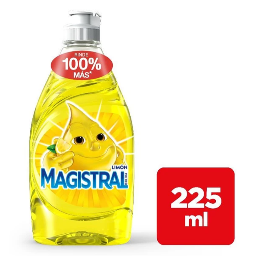 Magistral Lavaloza Limon 225 ml - Pamelita distribuidora