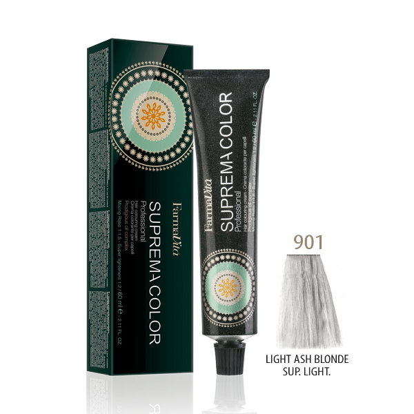 Tintura Farmavita Suprema Color 901 Aclarante Rubio Claro Ceniza 60g ...