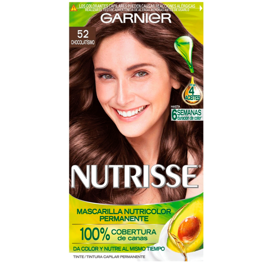 Tintura Garnier Nutrisse 52 Chocolate Tonka - Pamelita distribuidora