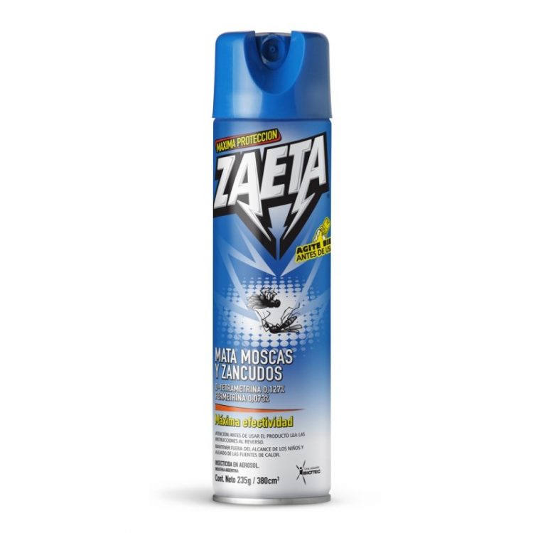 Zaeta Insecticida Mata Moscas y Zancudos 380cc - Pamelita distribuidora