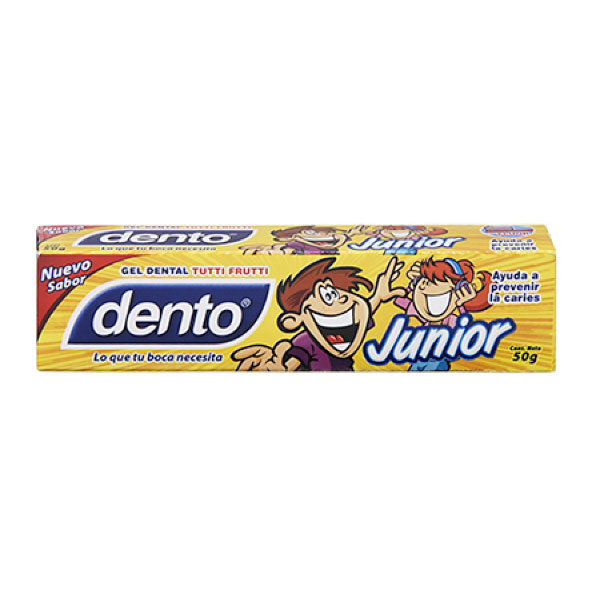 Dento Pasta Dental Junior Tutti Frutti 50g - Pamelita distribuidora